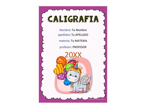 Las Mejores Caratulas De Caligraf A