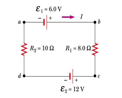 Solved A Single Loop Circuit Contains Two Resistors And Chegg