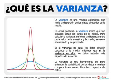 Qué es la Varianza Definición de Varianza