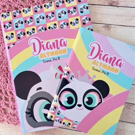 Caderno Brochura Grande Pequeno Personalizado 96 Folhas Pautado Todos