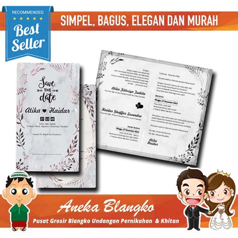 Jual Blangko Undangan Atau Kertas Undangan Pernikahan Merek BYAR 69