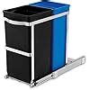 Simplehuman 35 Liter 9 3 Gallon Dual Compartment Under Counter