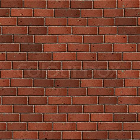 Dark Red Brick Wall Seamless Tileable Stock Image Colourbox