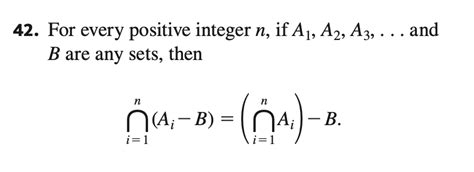 solved 42 for every positive integer n if a1 a2 a3 … and b