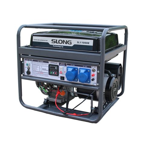 E Slong Brand 9kw Single Cylinder Engine Portable Gasoline Generators