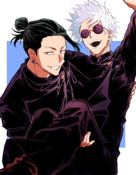 Jujutsu Kaisen Hd Suguru Geto Black Hair Satoru Gojo White The Best