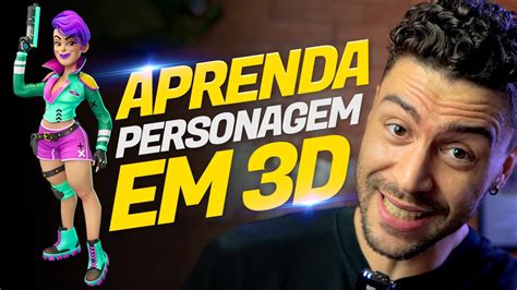 Aprenda CRIAR PERSONAGEM 3D Curso Online Héber Simeoni YouTube