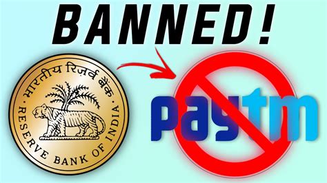 RBI BANNED PAYTM Paytm Ban Full Details In Hindi YouTube
