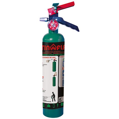 EXTINTOR PORTATIL EXTIN HFC 236 FA 1 KG EXTIN FLAM