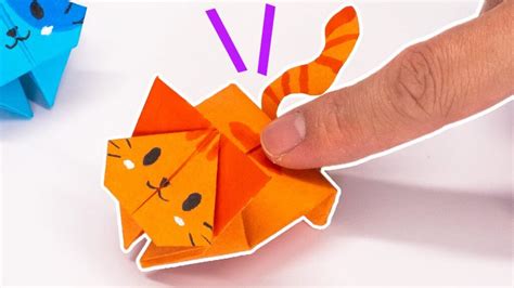 Aprende A Hacer Un Gato De Origami En Pasos