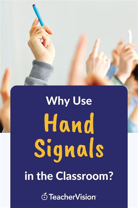 People Raising Their Hands With The Text Why Use Hand Signals In The