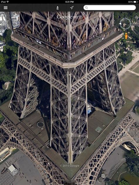 Eiffel Tower Google Earth 21 Lower Tour Eiffel Paris Construction