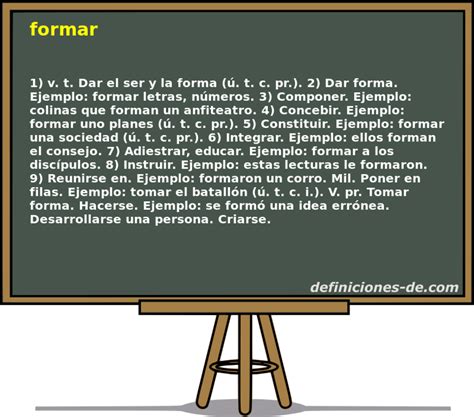 Significado De Formar