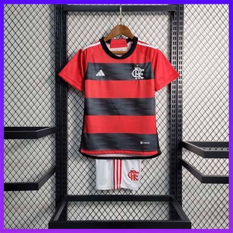 Camisa Infantil 2023 24 Camisa Home Do Flamengo Tamanho 16 28 Roupas