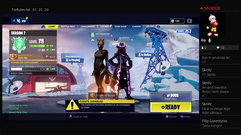 Fortnite Svensk Stream Chil Fredags Stream Med Polare Youtube