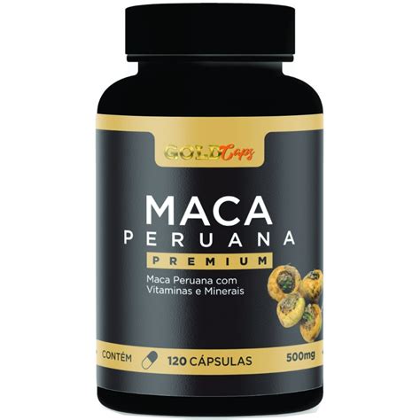 Maca Peruana Premium 120 Capsulas 500 Mg Shopee Brasil