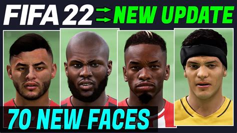 FIFA 22 NEWS ALL 70 NEW UPDATED REAL FACES IN TITLE UPDATE 8 YouTube