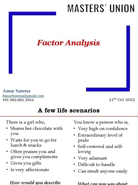 factor analysis pdf factor analysis principal component analysis