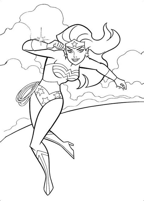 Wonder Woman Ausmalbilder 2 Páginas para colorear Dibujos faciles