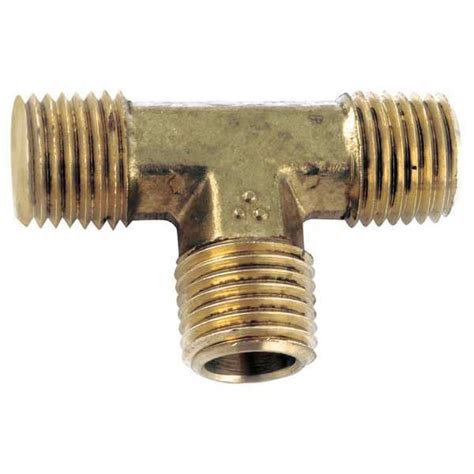 Zoro Select Brass Tee Mnpt Pipe Size Zoro