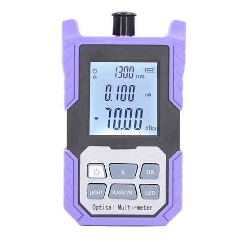Optical Fiber Power Meter High Accuracy 70 To 10dBm Fiber Optic Cable