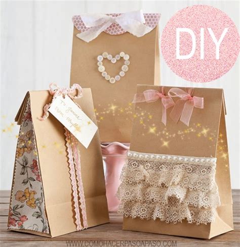 Ideas Para Hacer Bolsas De Regalo Sencillas Pero Originales Paso A Paso