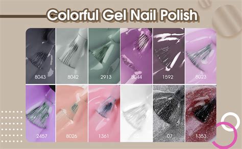 ROSALIND Vernis Semi Permanent 12 Couleurs 7ml Série Hiver Pastel Blanc