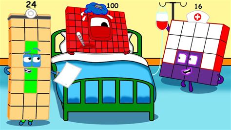 Numberblocks 100 Got Sick Numberblocks Fanmade Coloring Story YouTube