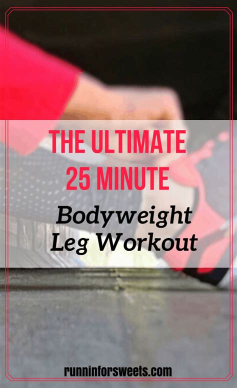 30 Minute Leg Workout For Runners 15 Leg Strengthening Exercises