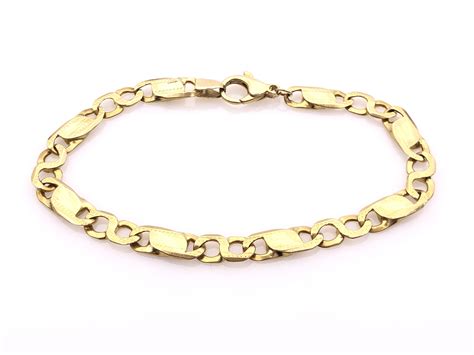 Lot 14K Yellow Gold Cuban Link Bracelet
