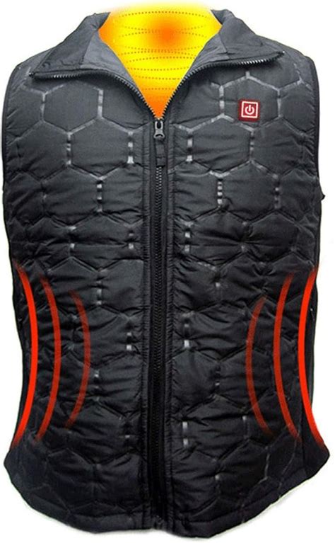 Veste chauffante électrique Chargement USB Pour homme Hiver