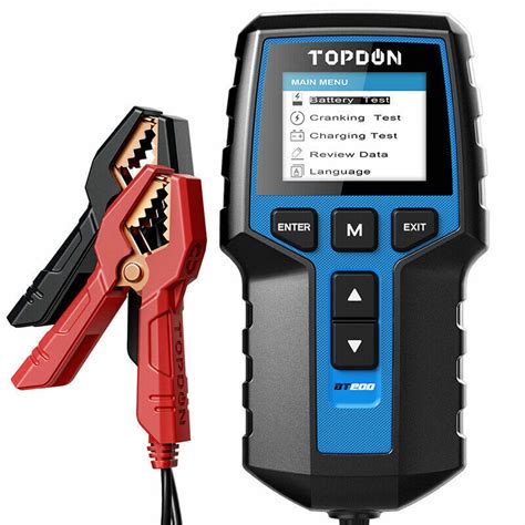 TOPDON BT200 Profi Batterietester 12 24V Batterieprüfer Akku Auto KFZ