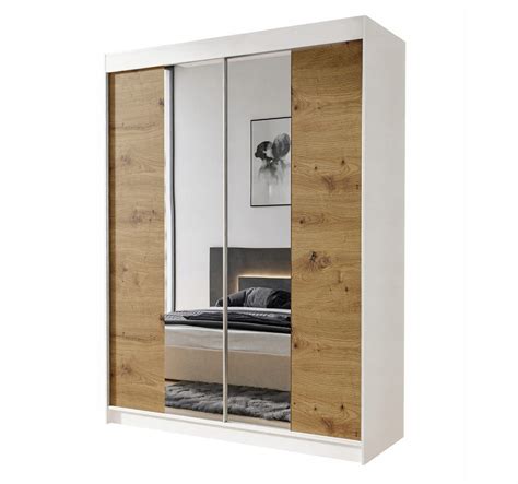 Szafa przesuwna CAMARO II lustro 150 dąb artisan ERLI pl
