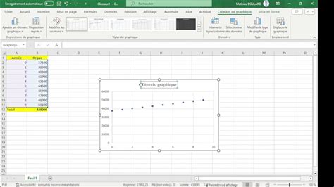 Représenter Graphiquement Une Suite Arithmétique Avec Excel Youtube