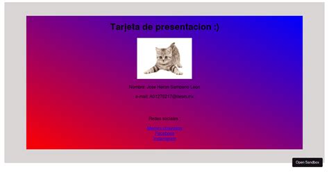 React Codesandbox