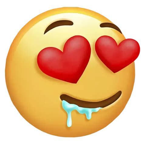 Heart Drool Discord Emoji