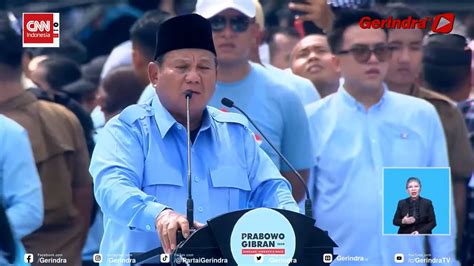 Prabowo Yang Masuk Kabinet Saya Harus Setuju Makan Gratis Youtube
