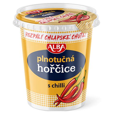 Hořčice plnotučná s chilli Alba levně Kupi cz