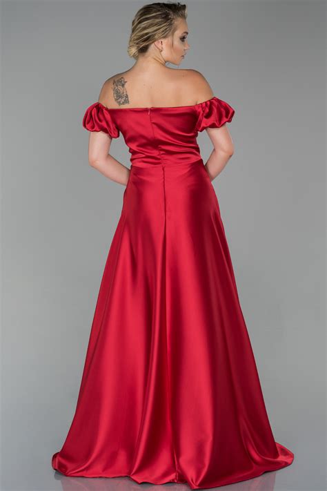 Robe de Soirée Longue Satin Lilas ABU1840 Abiyefon