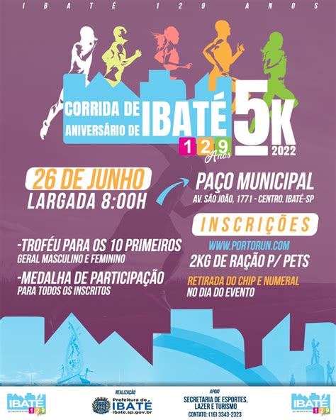 Secretaria De Esportes Abre Inscri Es Para Corrida De Rua Do