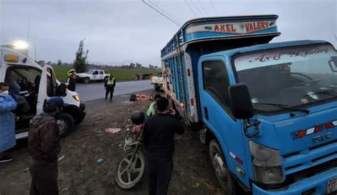 Áncash ciclista fallece tras ser atropellado por un camión lrnd