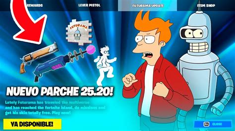 TODO Lo NUEVO DE LA ACTUALIZACION 25 20 De FORTNITE ARMA MITICA De