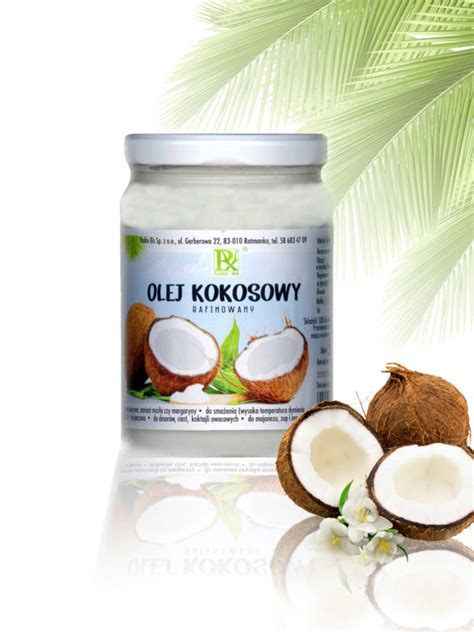 Olej kokosowy rafinowany 500 ml Radix Bis Żywność naturalna