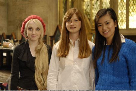 Bonnie Wright And Emma Watson And Evanna Lynch