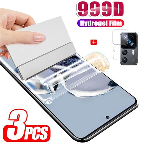Macio Pelicula Hidrogel Para Xiaomi 12T 11T Pro Global Protetor De Tela