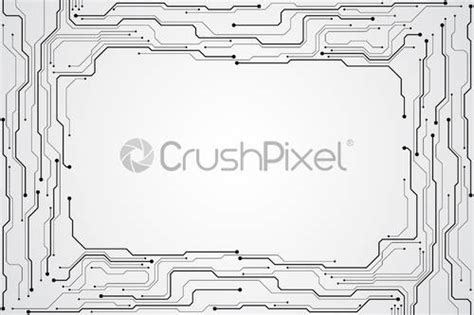 Vector Background Electronic Circuits Design Stock Vector 1364283