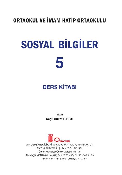 Calam O Sosyal Bilgiler S N F Konu