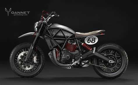 New Ducati Scrambler Concepts Flow In From Gannet Design Autoevolution