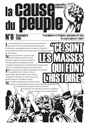 La Cause du Peuple nouvelle édition est disponible Drapeau Rouge