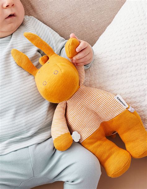 Noukie S Peluche Coton Bio Paco Ocre Cm Au Meilleur Prix Sur Idealo Fr